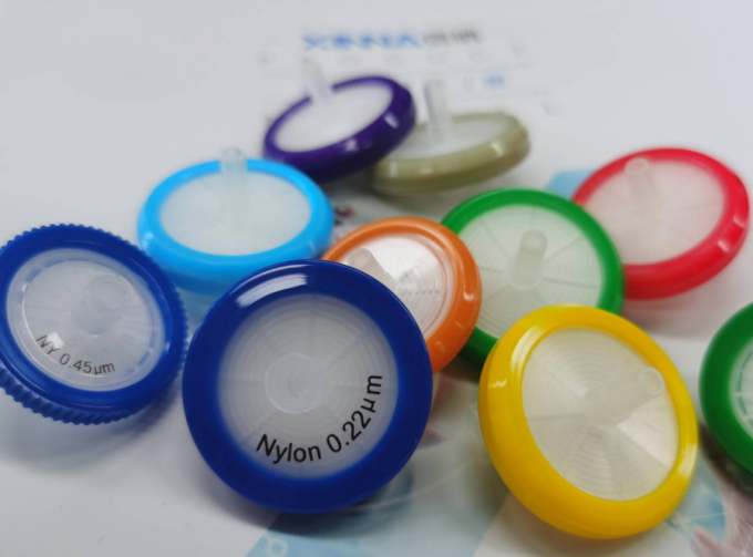 Hydrophilic Nylon Micropore Laboratory Syringe Filters 0.22μm Pore Size ...