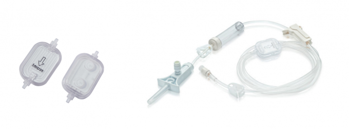 5 Micron IV In-Line Filters With One Side Vented For IV Administration Sets