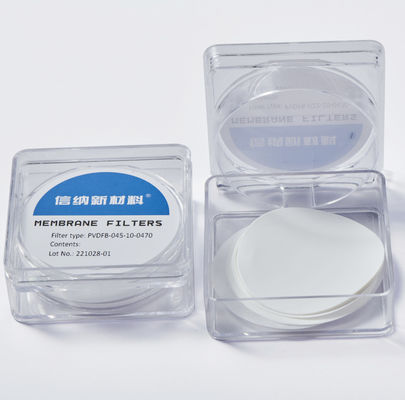 0.45 Micron PVDF Membrane Disc Filter Hydrophobic Polyvinylidene ...